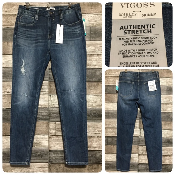 Vigoss | Jeans | Vigoss Marley Skinny Jeans Womens 3 Inseam 27 ...